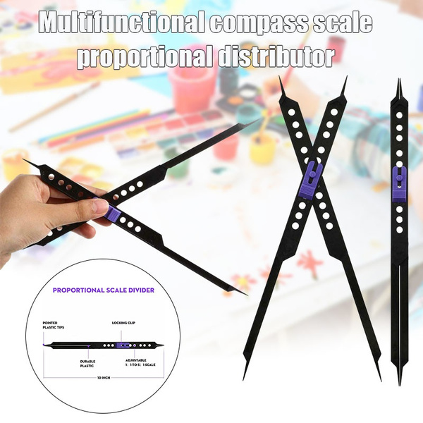 10 Inches Proportional Scale Divider Drawing Tool for Artists ...