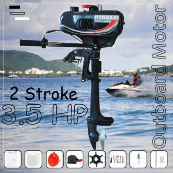 HANGKAI 2 Stroke 3.5HP Outboard Motor Boat Engine W/Water Cooling Heavy Duty Best | Wish