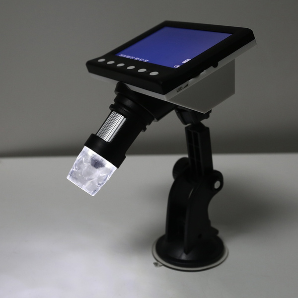 1000X Digital Microscope Magnifier Video Camera 4.3\" LCD Rechargeable ...