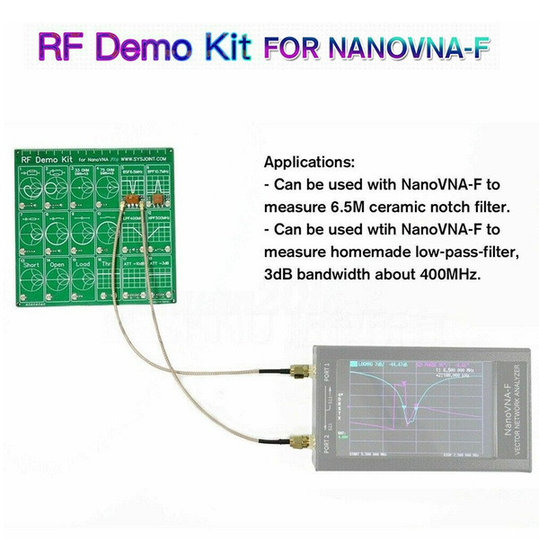 RF Demo Kit For NanoVNA RF Test Vector Network Tests Filter/ Attenuator ...