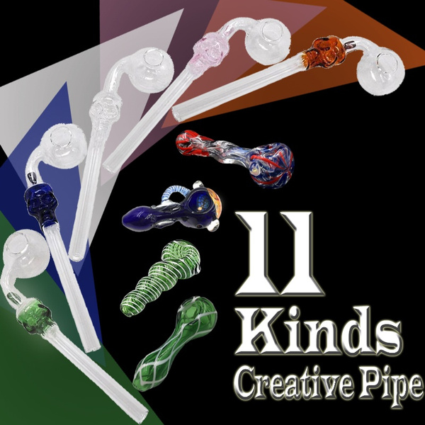 11 Kinds Creative Water Pipe Crafts Glass Pipe Pattern Pipe | Wish