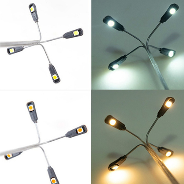 3V Model Steel Tube Street Light LED 4 Head Street Light Architecture ...