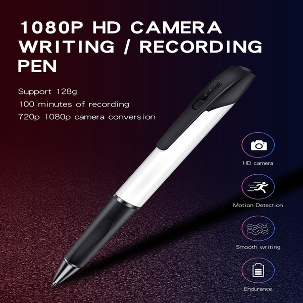 Hidden Camera Pen Mini Spy Camera 1080P HD Cam Pen Safety 2.5H Video ...