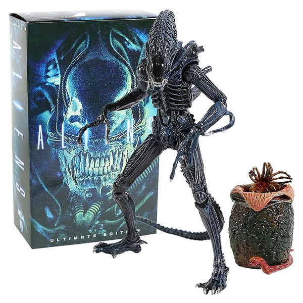 NECA Aliens Blue Warrior Alien Ultimate Edition Action Figure ...