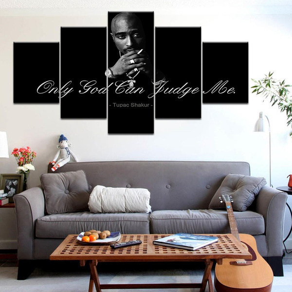 Celebrity 2Pac Makaveli Tupac Amaru Shakur Modern Home Decor Poster ...