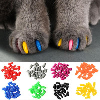 20 Pcs Soft Cat Nail Caps / Cat Nail Cover / Paw Claw / Pet Silicon ...