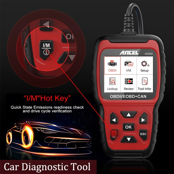 ANCEL AS500 OBD 2 Auto Scanner OBD2 Car Diagnostic Tool Engine Code ...