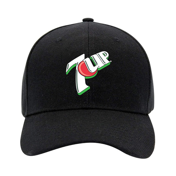 Fashion Baseball Cap 7 Up Soda Design Strapback Adjustable Golf Caps ...