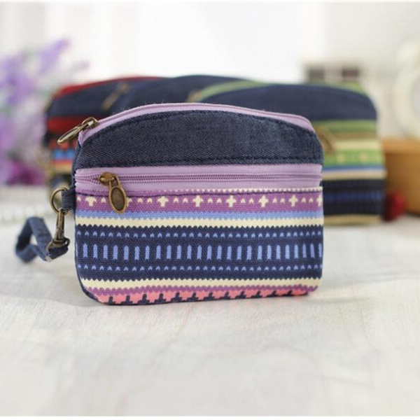 Women's Fashion Coin Purse Cloth Handbag Coin Bag Key Case | Wish