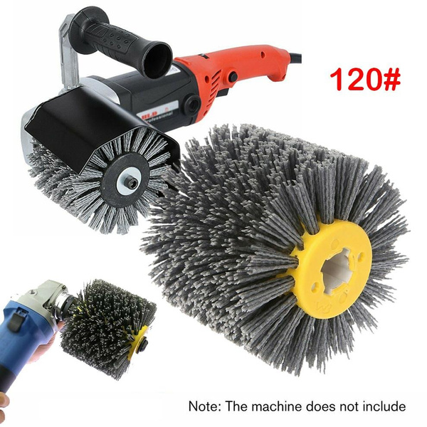 Abrasive Wire Drawing Round Brush Polishing Grinding Tool Buffer Wheel ...