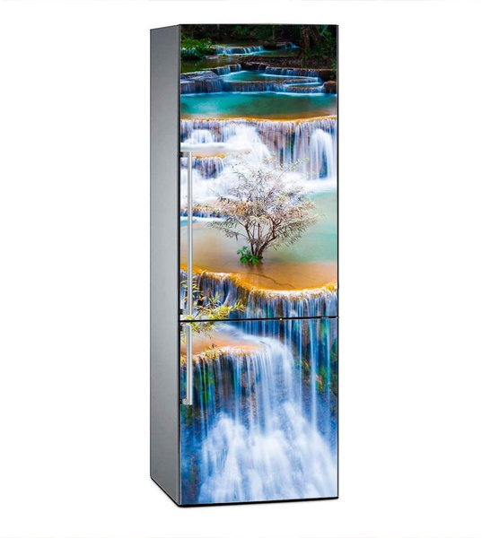 Waterfall Fridge Decals, Fridge Wraps, Fridge stickers, Landscape ...