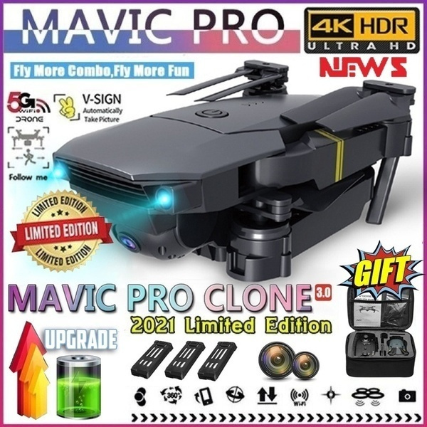 2020 New Upgraded 4K/1080P/720P HD Camera,5G WiFi RC Clone Mavic Pro ...
