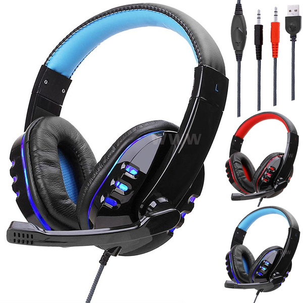 SY733MV Wired Computer Gaming Headphones Over-ear Game Headset With ...