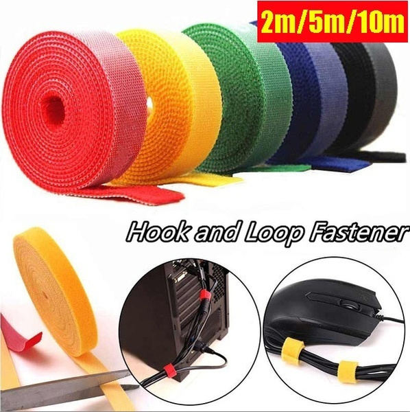 2M/5M/10M Strong Self Adhesive Hook and Loop Fastener Reusable Magic ...