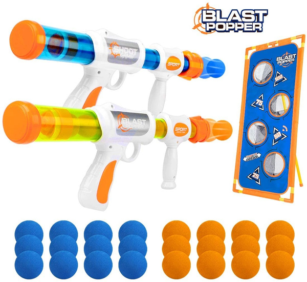 XtoyZ Air Powered Shooter Toy Guns Shooting Games - Foam Ball Popper ...