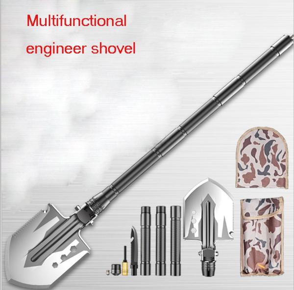 Long distance engineering shovel multifunctional outdoor folding shovel ...