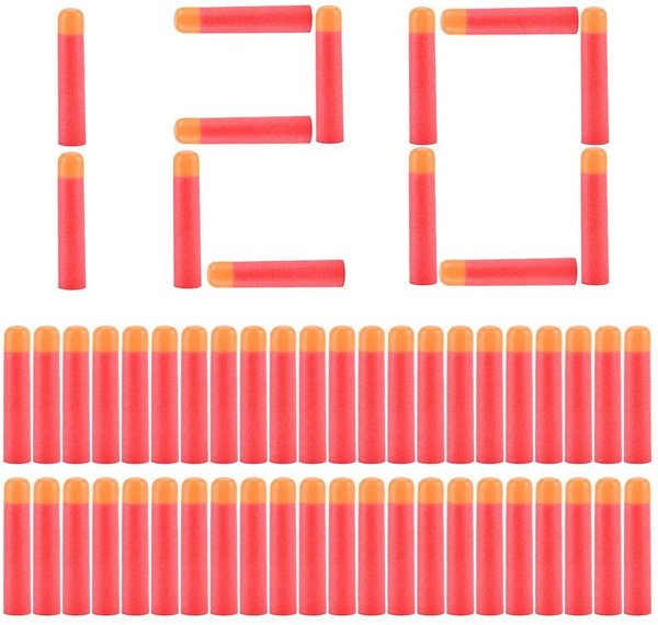 Yosoo Refillable Mega Sponge EVA Round Head Soft Bullets Refill Darts ...