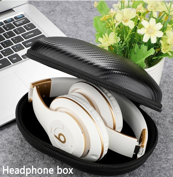 New Earphone Headphone Storage Box Headset Bag Portable Box Unbreak ...