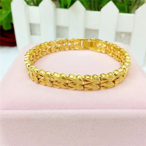 Fashion Jewelry Gold-plated Chain Bracelets for Women or Men Fine ...
