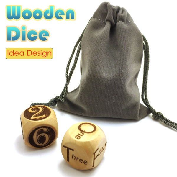 Set of 2 Pack 20MM Laser Engraving English Arabic Number Pattern Wood ...