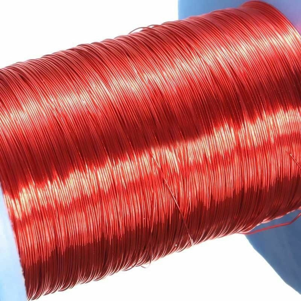 100m Red Magnet Wire 0.2mm Enameled Copper Wire Round Magnetic Coil ...