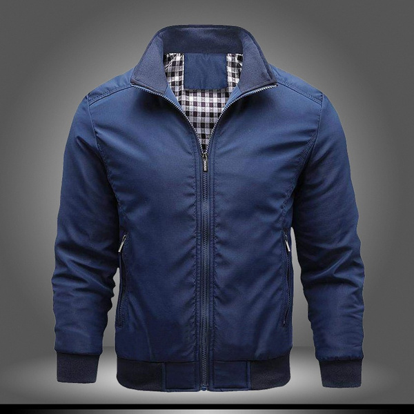 New Spring Bomber Jacket Men Casual Slim Windbreaker Jacket Male ...