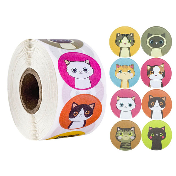 200pcs Cute Cat Toy Stickers School Reward Stickers Classroom Layout ...