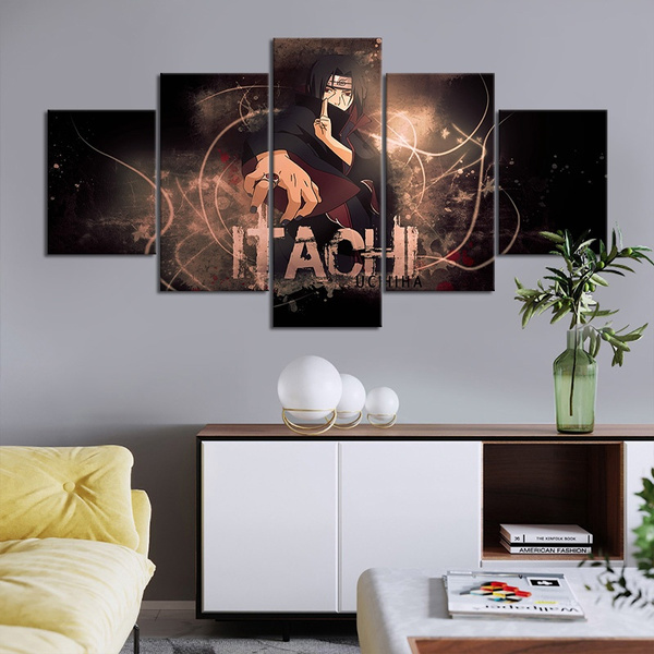 No Frame 5 Pieces Naruto Figure Anime Poster Itachi Wall Picture For Living Room Decor Canvas no-frame-5-pieces-naruto-figure-anime-poster-itachi-wall-picture-for-living-room-decor-canvas