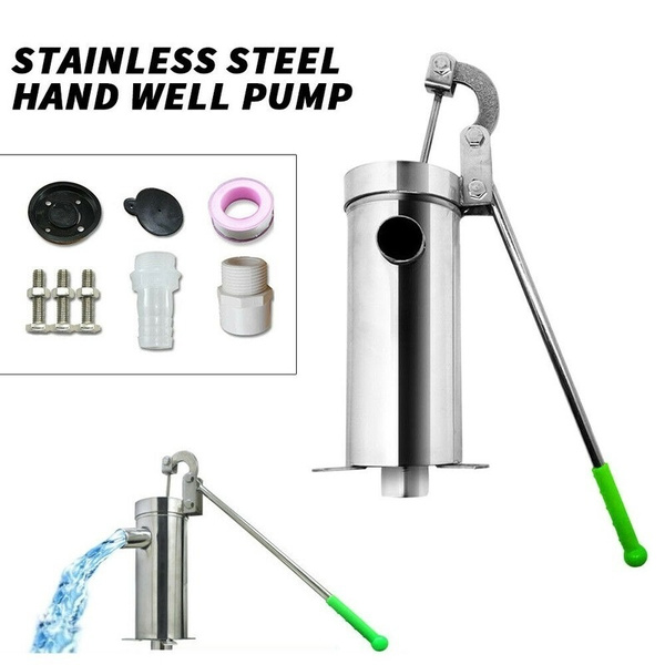 Stainless Steel Manual Water Jet Pump Domestic Well Hand Shake Suction ...