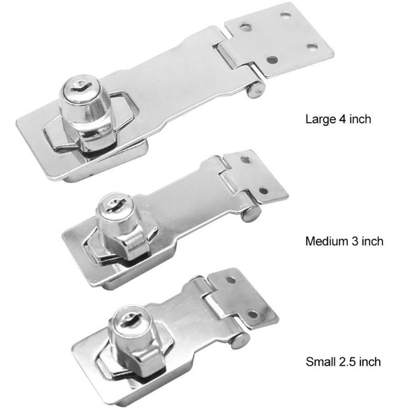1PC Stainless Steel Sliding Door Lock High Anticorrosive Bright ...