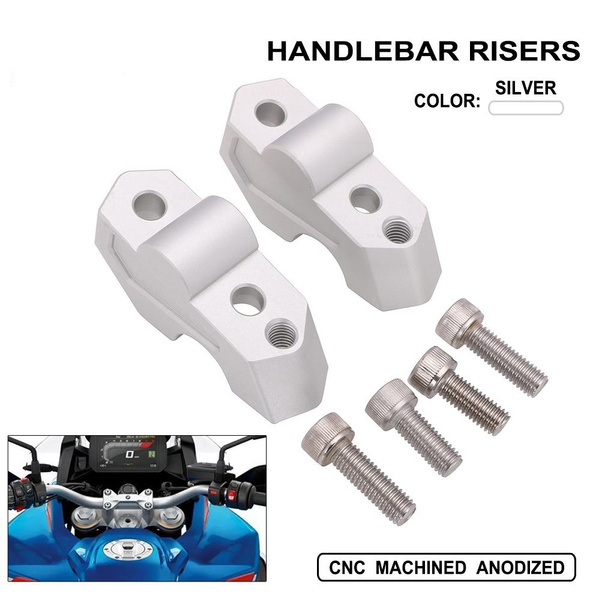 Motorcycle Handlebar Riser Mount Extension Clamps For BMW F750GS F850GS ...