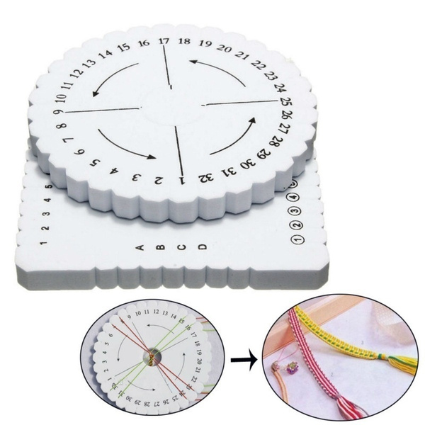 DIY Weaving Loom Braided DIY Round Square Beading Cord Disc Disk ...