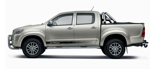 TOYOTA HILUX 2x side body decal vinyl graphics racing sticker logo ...