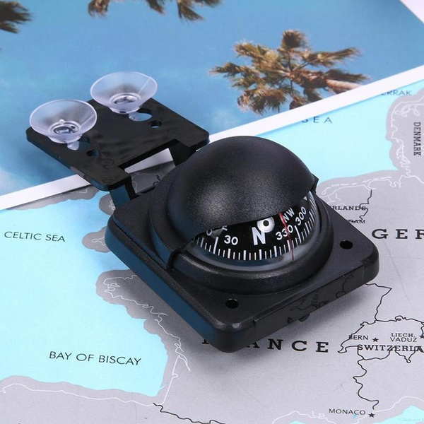 Multifunctional Car Compass Marine Compass Adjustable Magnetic ...