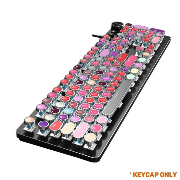 New 104Pcs/Set PBT Universal Round Key Cap Keycaps for Cherry MX ...