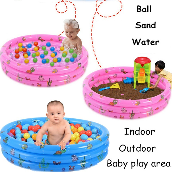Kids Inflatable Pool With Air Pump For Summer Water Party Outdoor ...