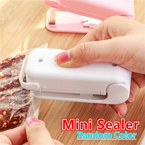 Portable Mini Sealer Home Heat Bag Plastic Food Snacks Bag Sealing ...