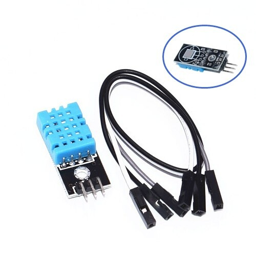 10pcs DHT11 Temperature and Relative Humidity Sensor Module With Cable ...