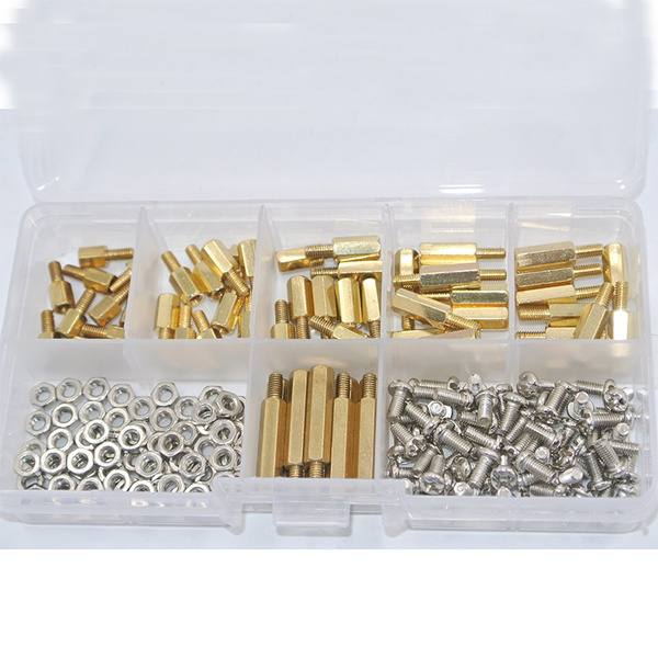 Single Double Pass Hexagonal Copper Column Screw Combination Set | Wish