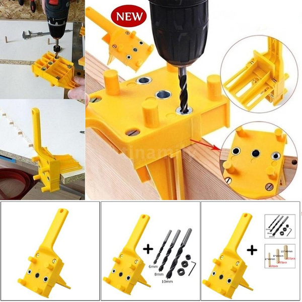 Handheld Woodworking Dowel Jig Fit for 6 8 10mm Drill Bits Wood ...