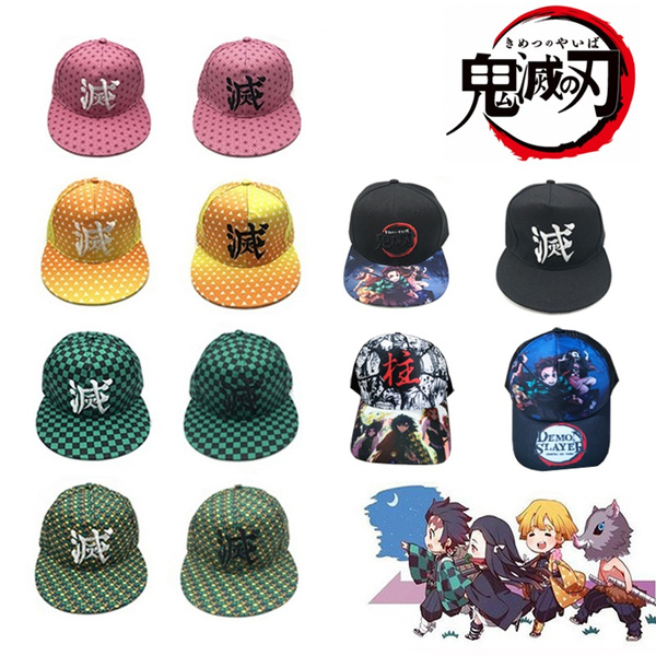 Newest Anime Demon Slayer: Kimetsu No Yaiba Blade Hat Shade Mesh Hat ...