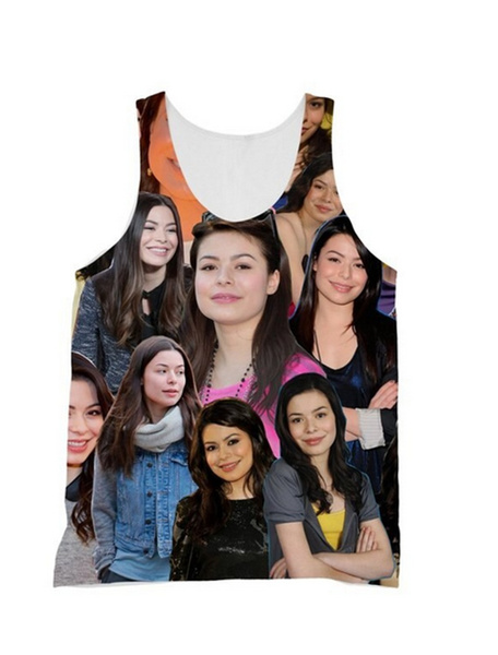 3D Print Miranda Cosgrove Photo Collage Men Harajuku Sleeveless ...