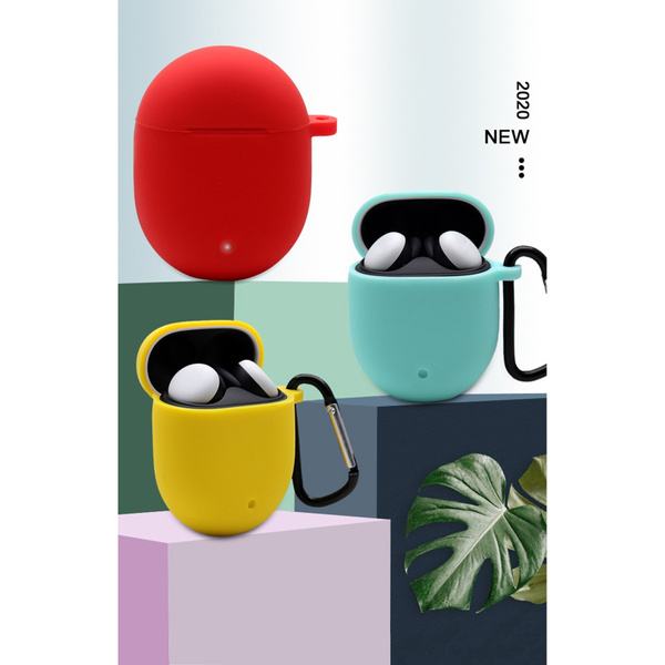 Silicone Wireless Bluetooth Earbuds Protective Cover Case Shell Box ...