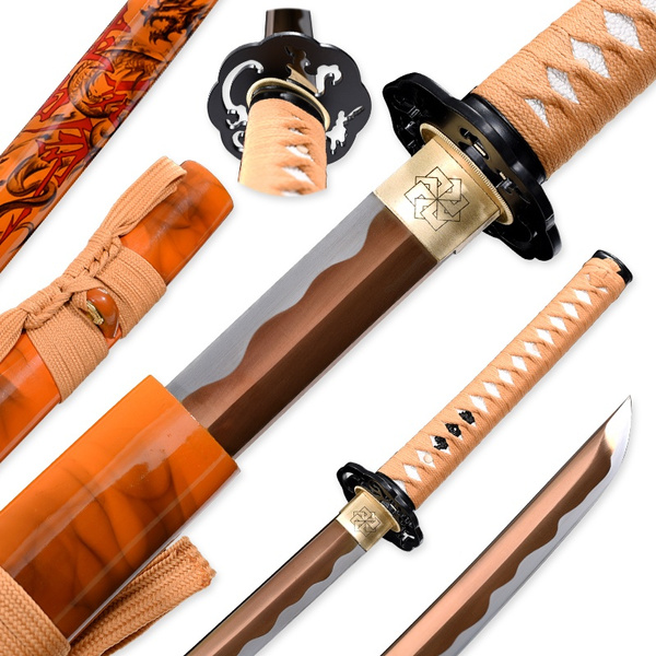 41 inch true high hardness samurai sword, wavy samurai sword, sharp ...