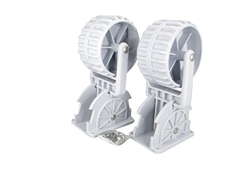 Pactrade Marine Flip-up Retrackable Dinghy Wheels Pair Nylon Inflatable ...
