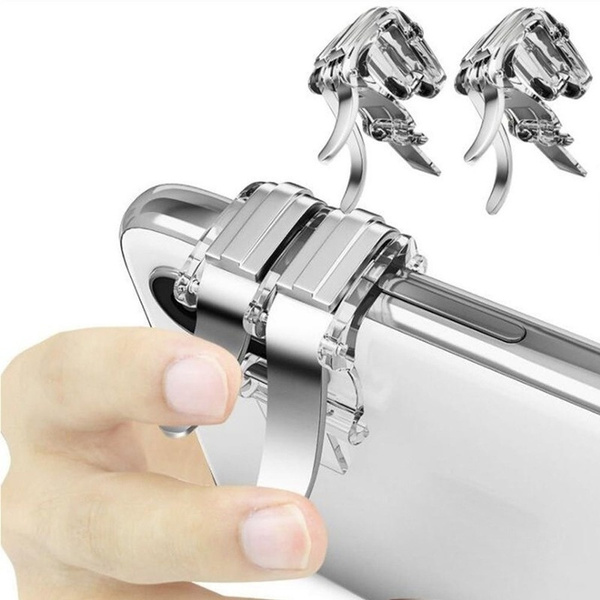 Metal Smartphone Mobile Gaming Trigger For Pubg Mobile Gamepad Fire Aim ...