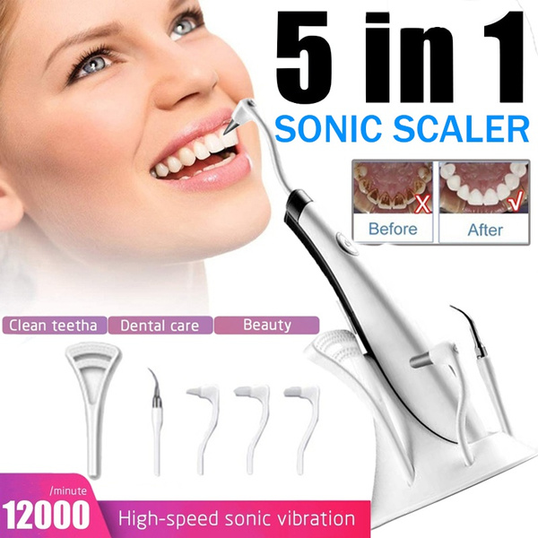 2020 New 5 in 1 Home High Frequency Vibration Cleaning Teeth Whitening ...