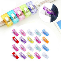 20/10 pcs Colorful Sewing Craft Quilt Binding Sewing Clips Plastic ...
