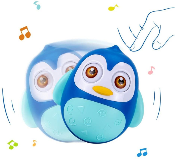 UNIH Roly Poly Toy Baby Musical Tumbler Wobbler for 6-12 Months，Infant ...