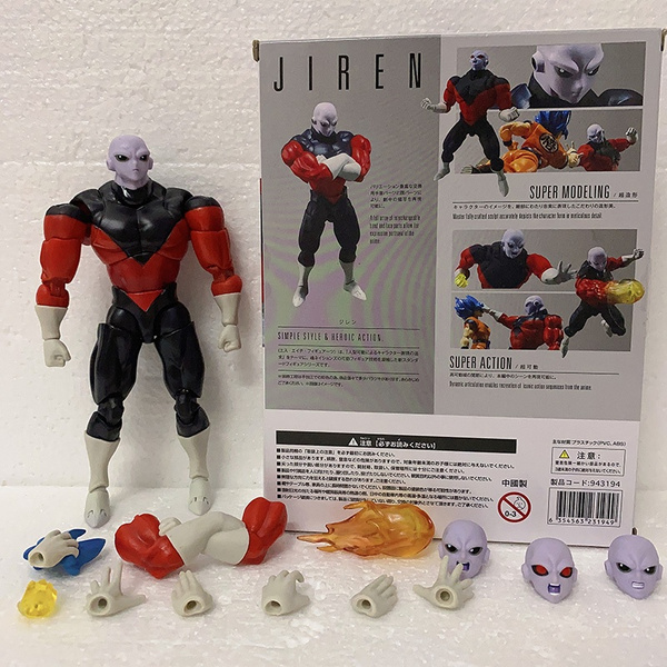Super Anime Jiren Dragon Ball Figure Joint Movable PVC Action Figures ...